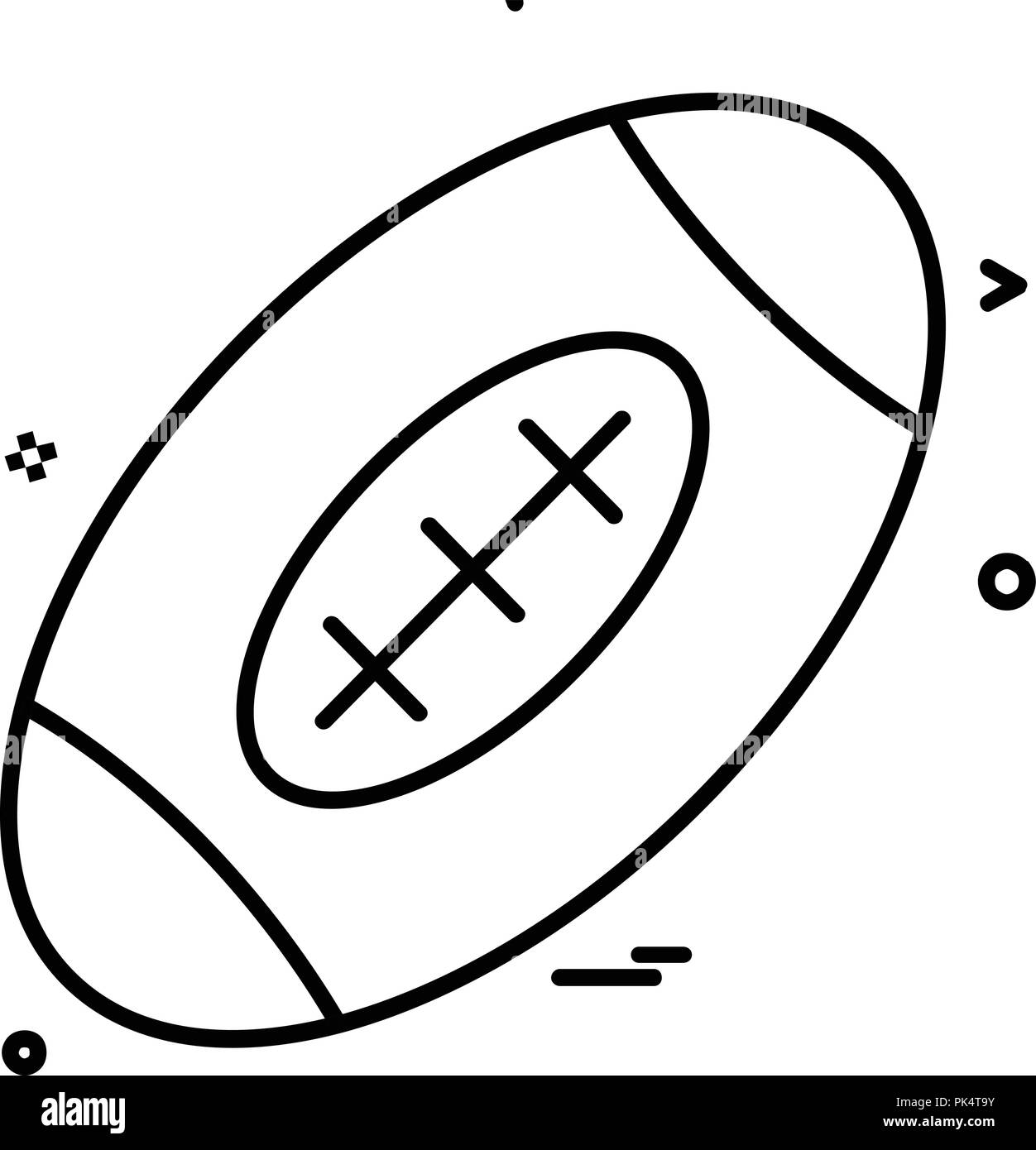 Rugby icon design vector Stock Vector Image & Art - Alamy