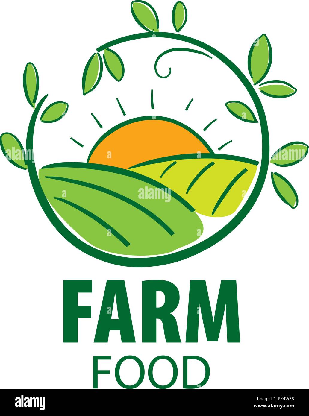 logo farm food Stock Vector Image & Art - Alamy