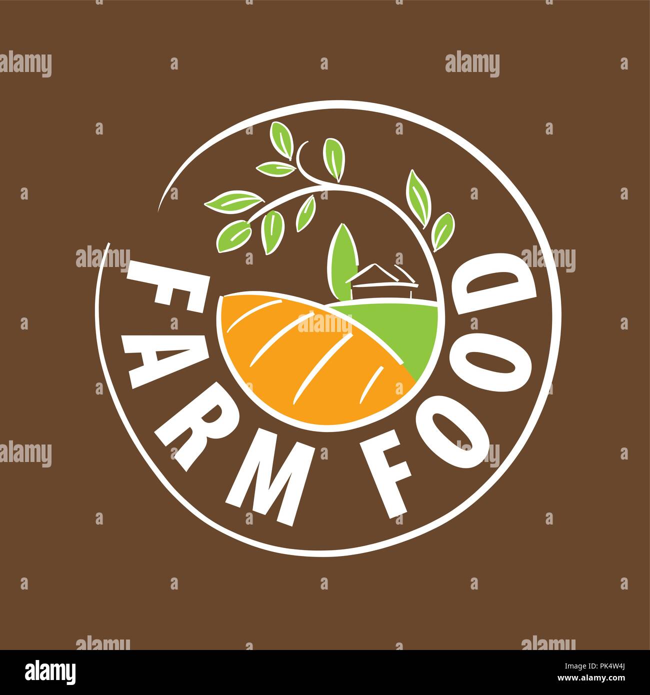 logo farm food Stock Vector Image & Art - Alamy