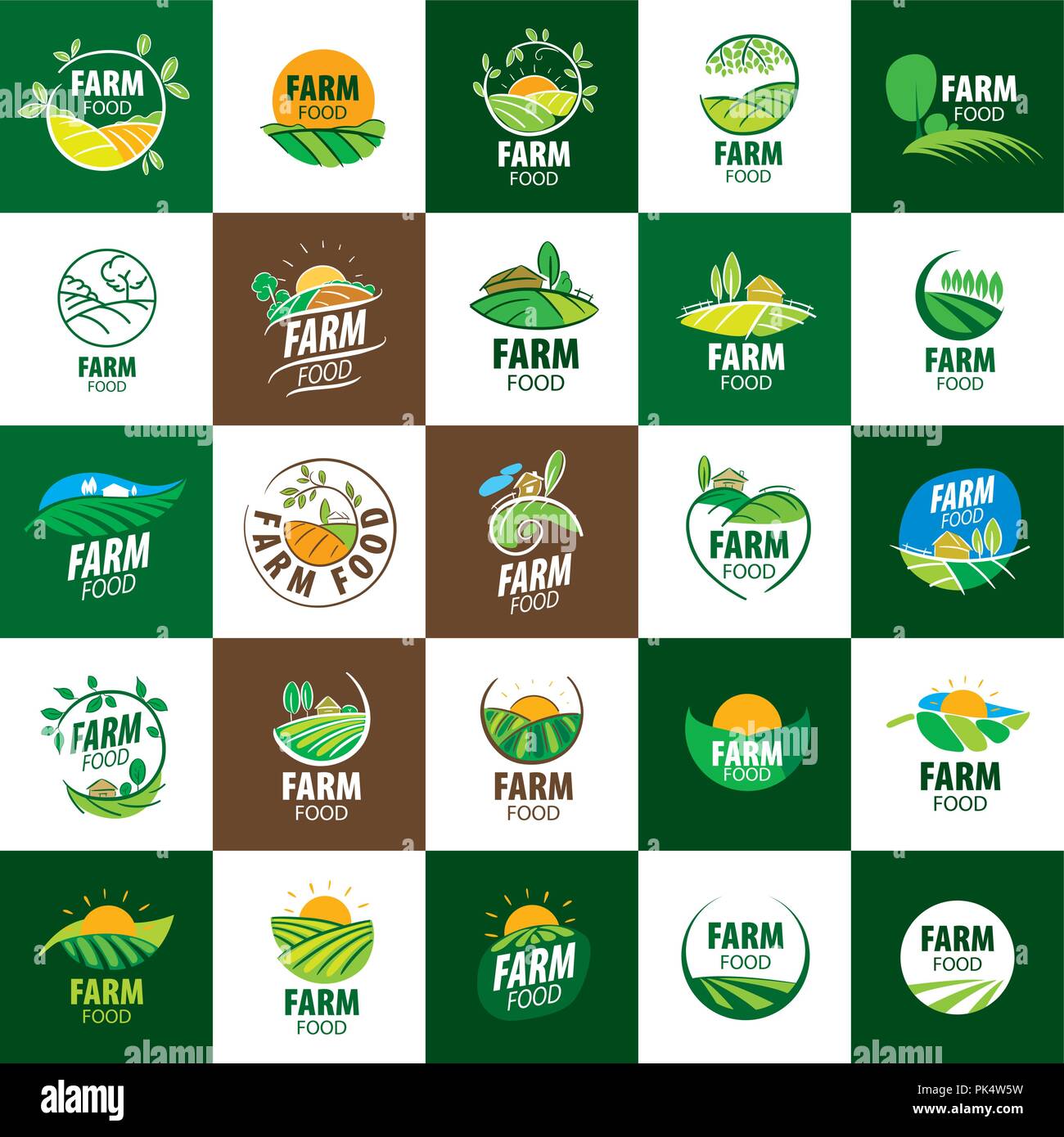 logo farm food Stock Vector Image & Art - Alamy