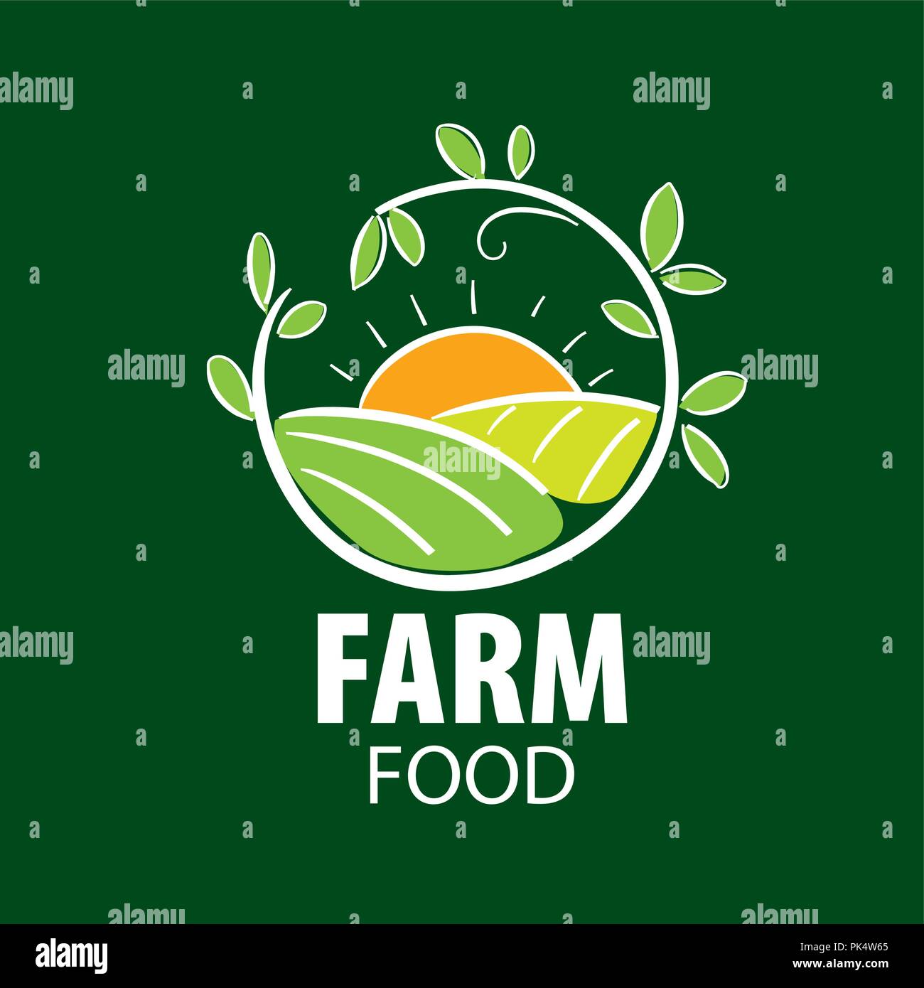 logo farm food Stock Vector Image & Art - Alamy