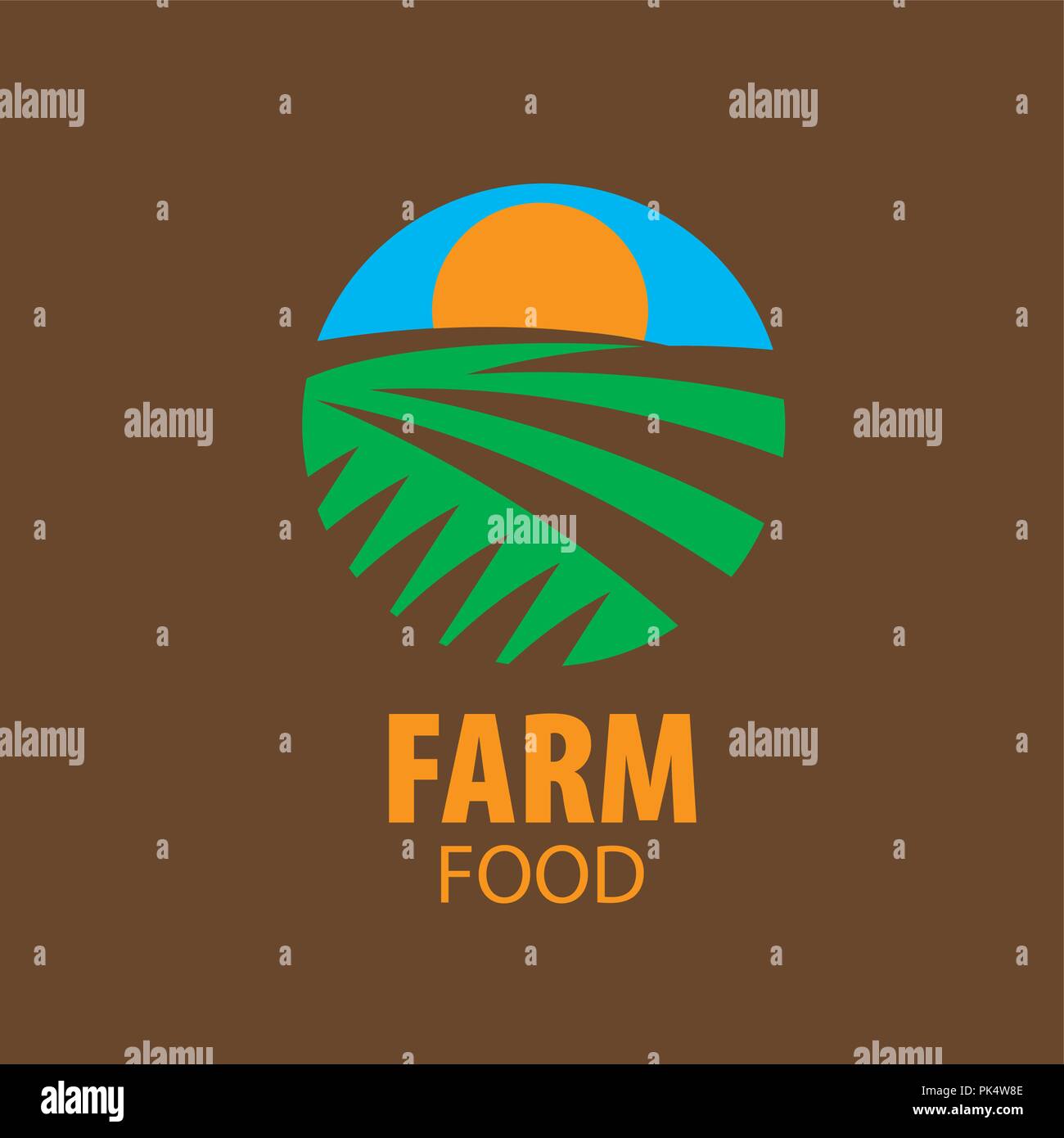 logo farm food Stock Vector Image & Art - Alamy