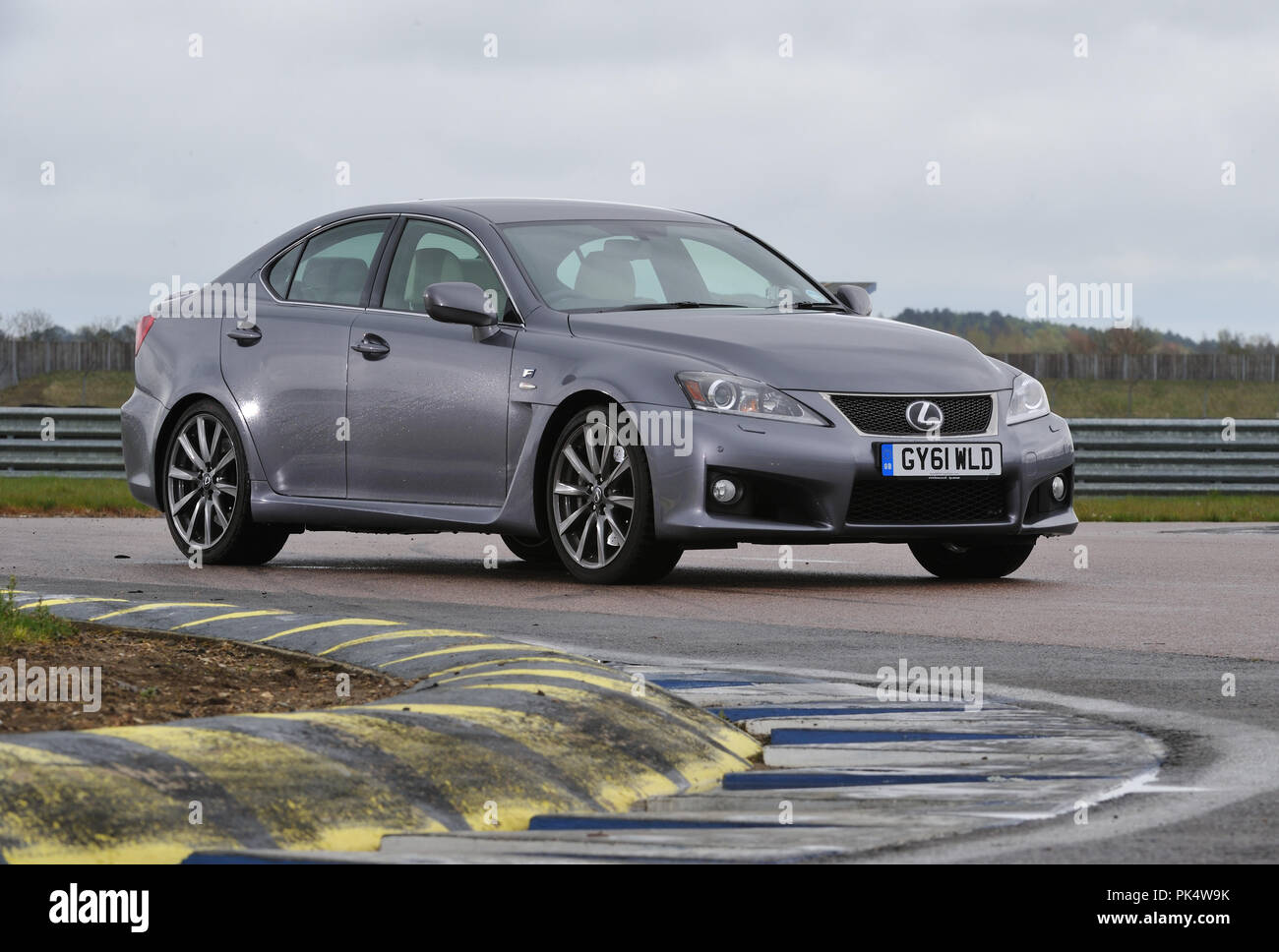 2012 Lexus IS-F Japanese super saloon car Stock Photo - Alamy