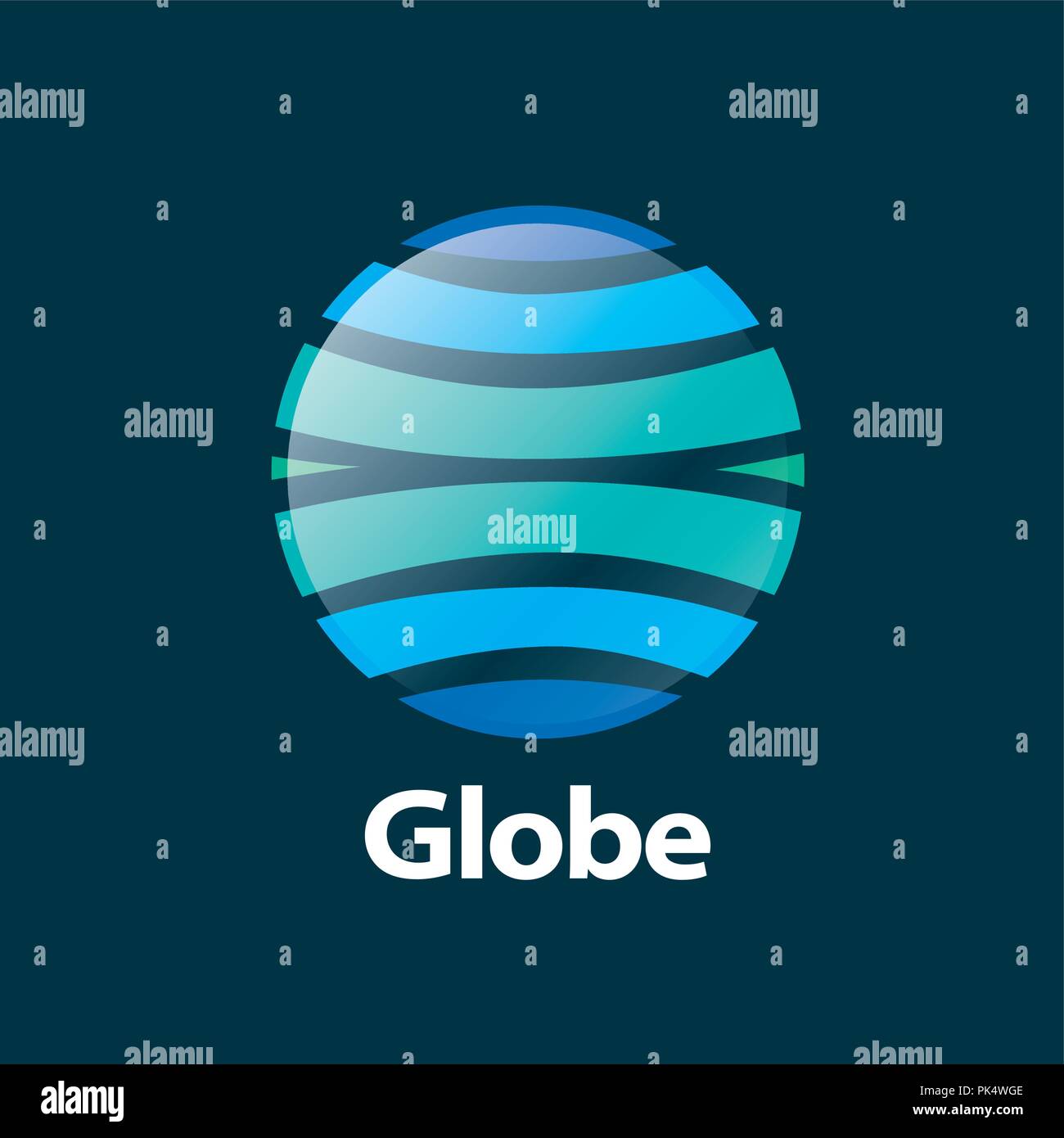 vector logo globe Stock Vector Image & Art - Alamy