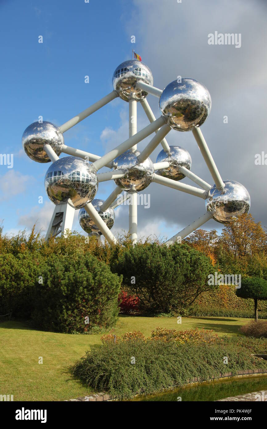 Atomium is a part of Mini-Europe - a miniature park located in Bruparck ...