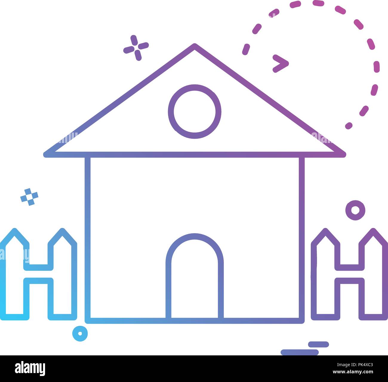 Home icon design vector Stock Vector Image & Art - Alamy