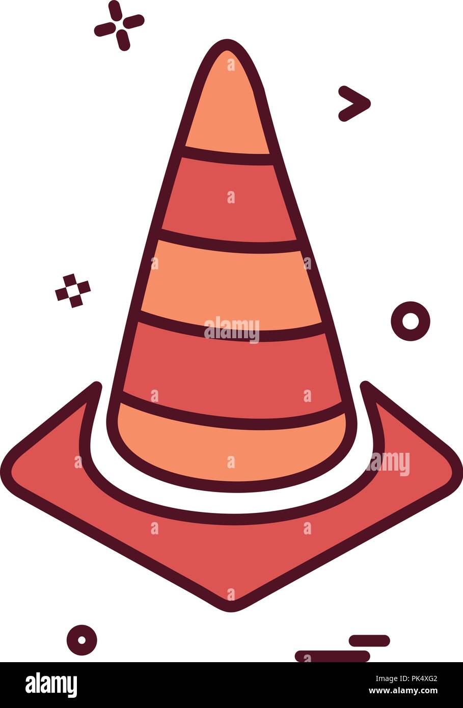 Cone icon design vector Stock Vector Image & Art - Alamy
