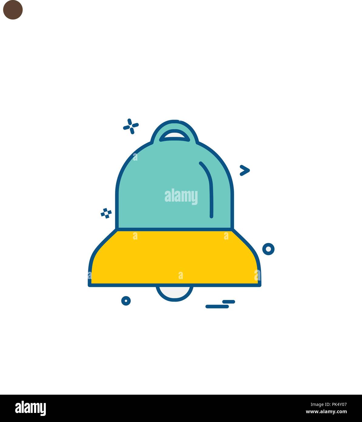 Bell icon design vector Stock Vector Image & Art - Alamy