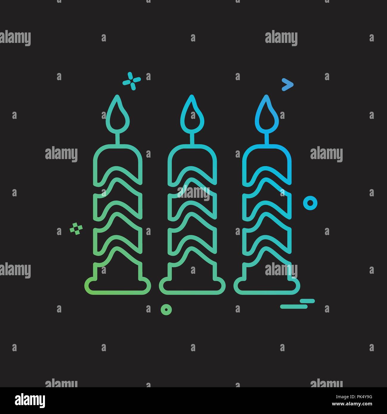 candel icon vector design Stock Vector Image & Art - Alamy