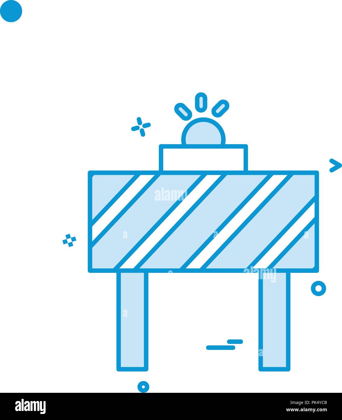 road blocker vector design Stock Vector Image & Art - Alamy