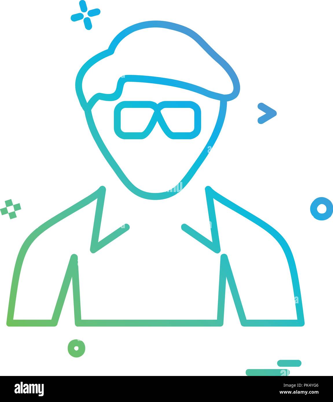 Avatar icon design vector Stock Vector Image & Art - Alamy