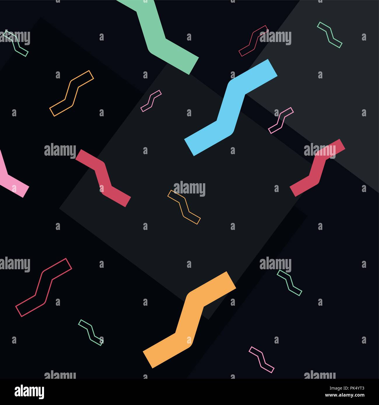 colors and geometric figures background vector illustration design ...