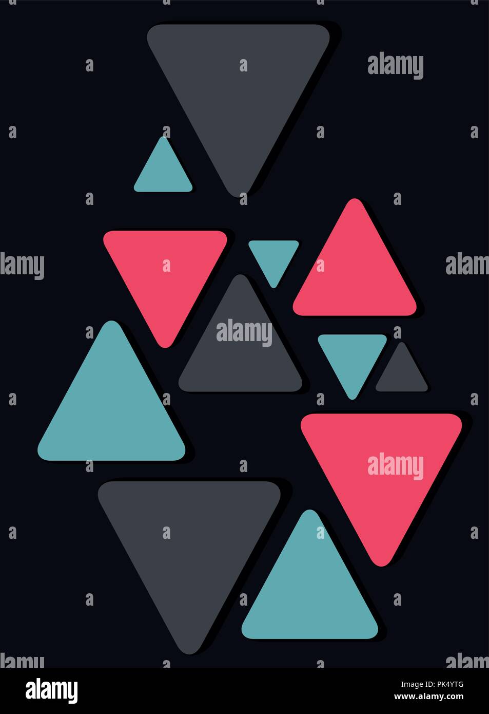 colors and geometric figures background vector illustration design ...