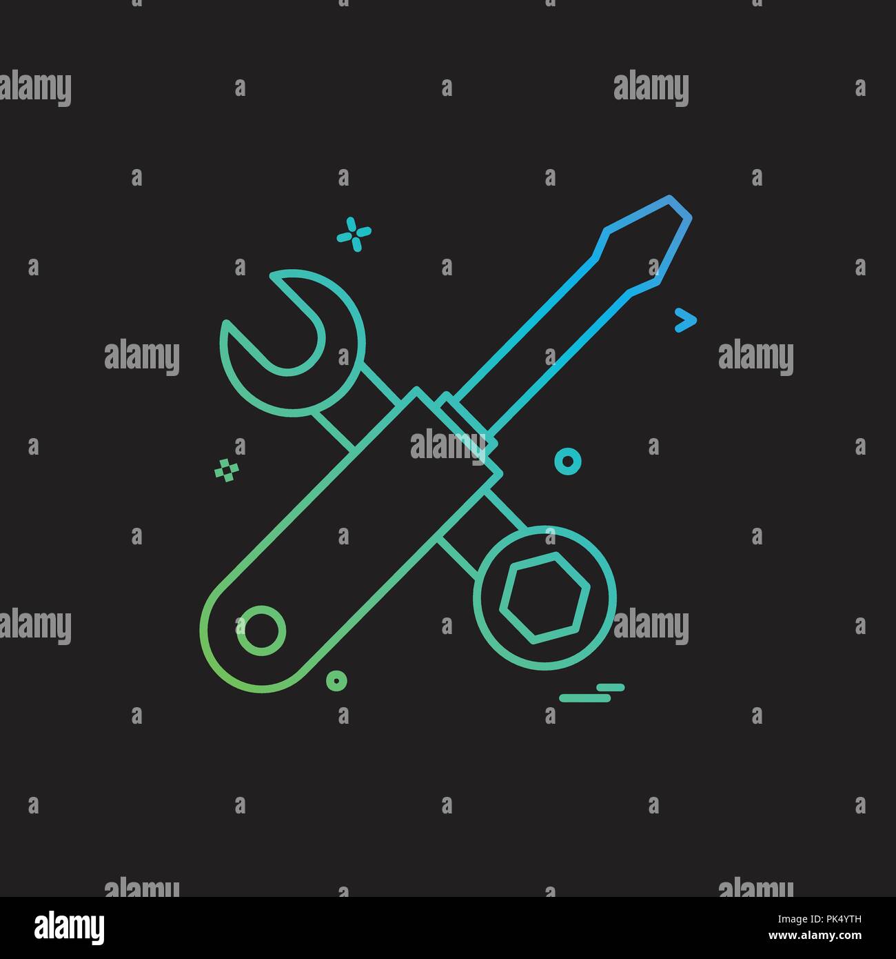 Hardware tool icon design vector Stock Vector Image & Art - Alamy