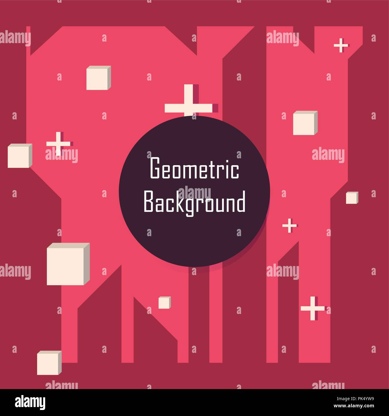 colors and geometric figures background vector illustration design ...