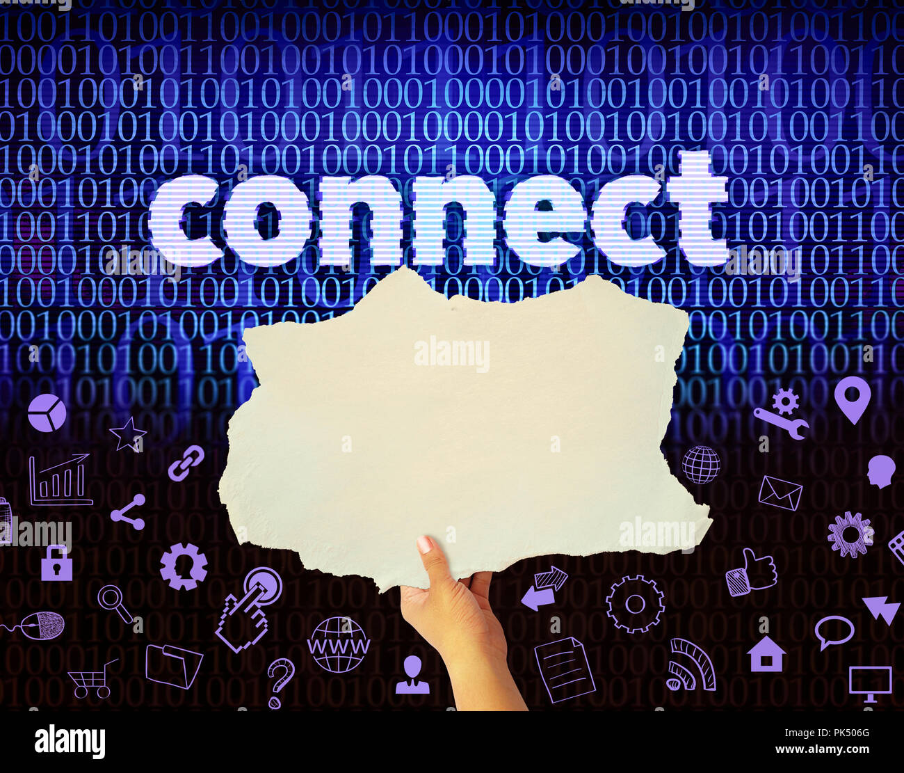 Connect, Social Network Stock Photo - Alamy