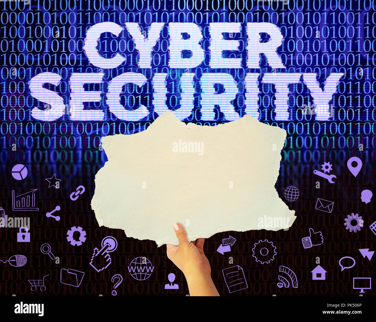 Cyber Security, Social Network Stock Photo - Alamy
