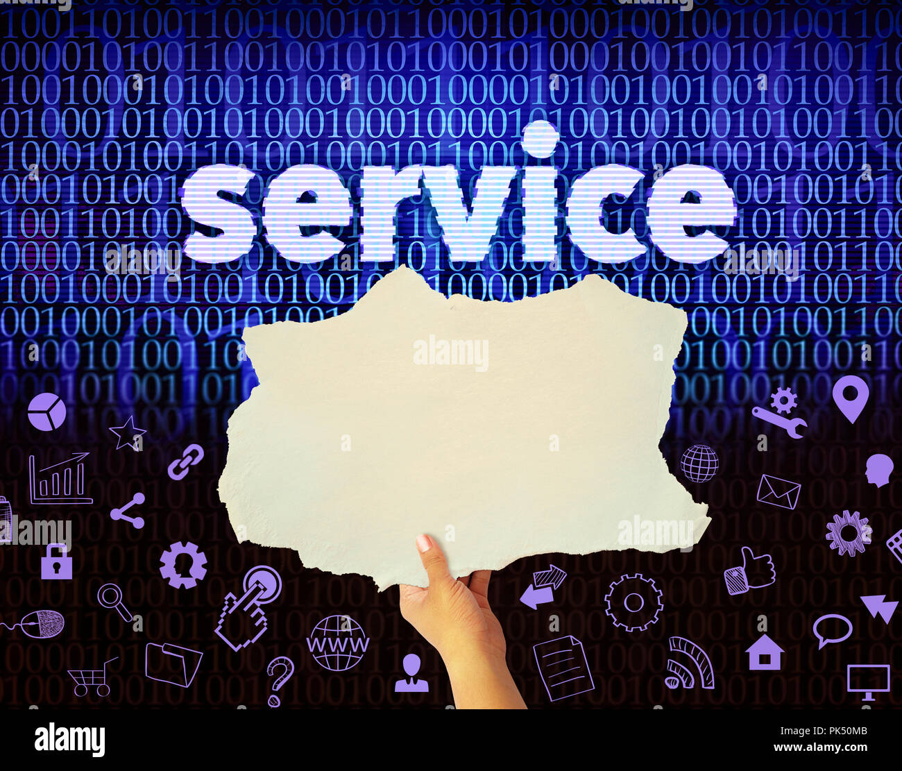 Service, Social Network Stock Photo - Alamy