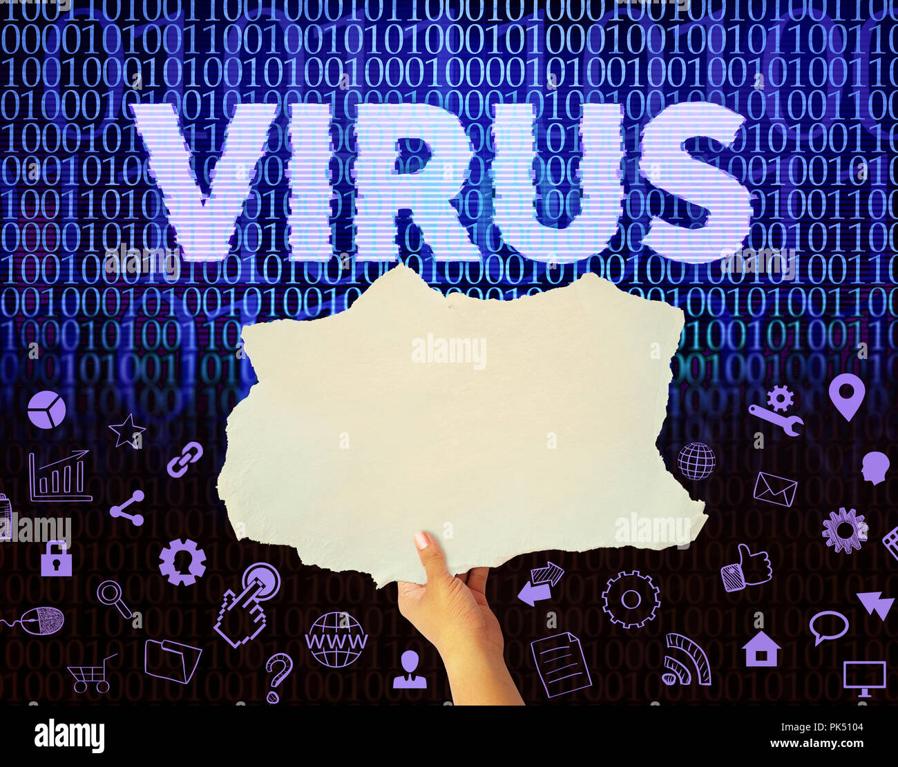 virus, Social Network Stock Photo - Alamy