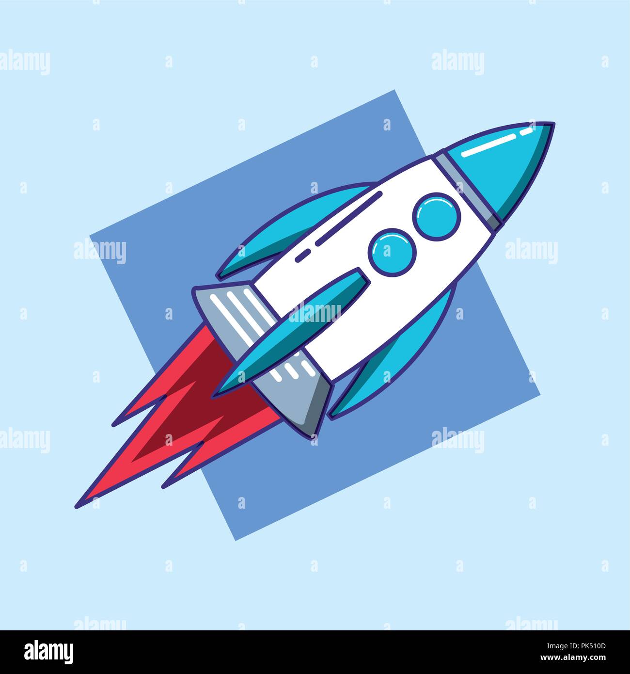 rocket start up icon vector illustration design Stock Vector Image ...