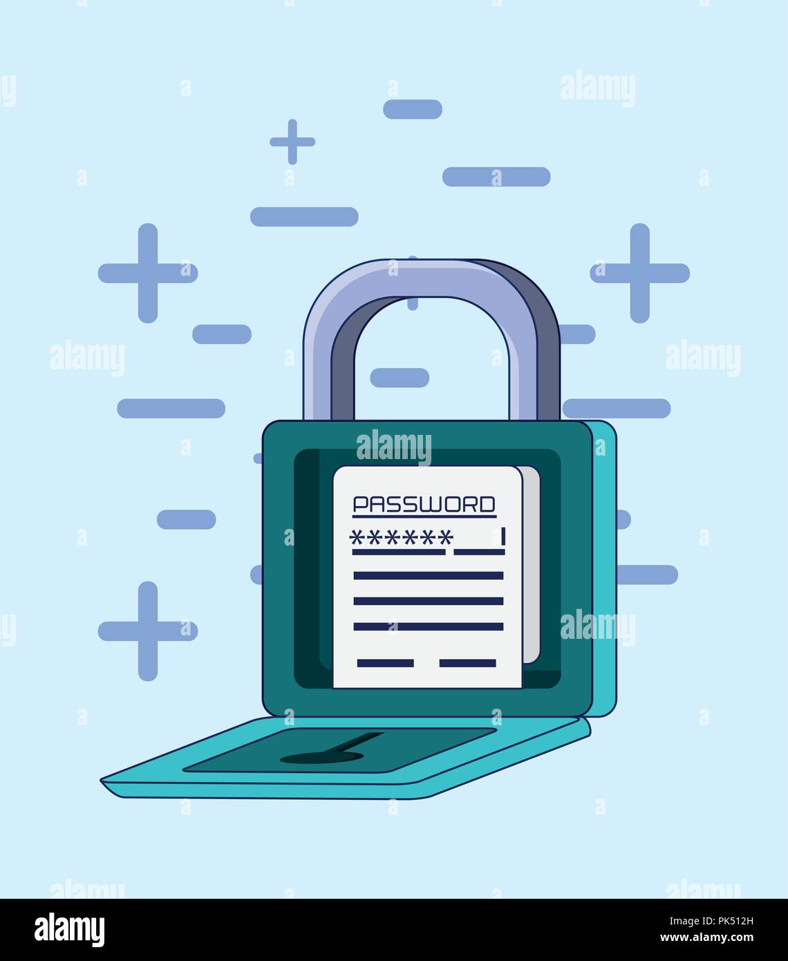 safe secure padlock icon vector illustration design Stock Vector Image ...