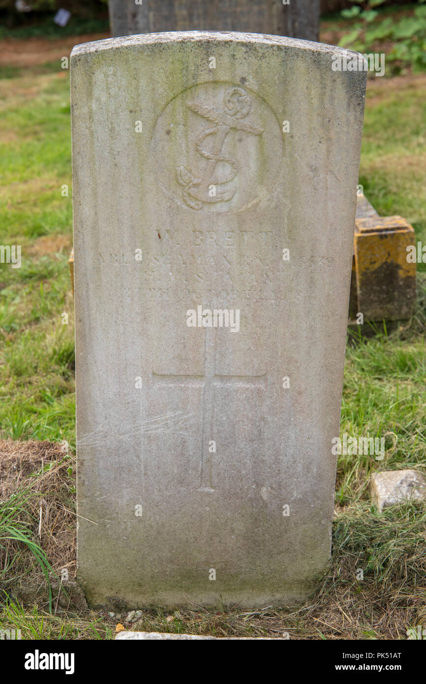Commonwealth War Graves Commission Grave of Walter Brett of H.M.S. Ajax ...