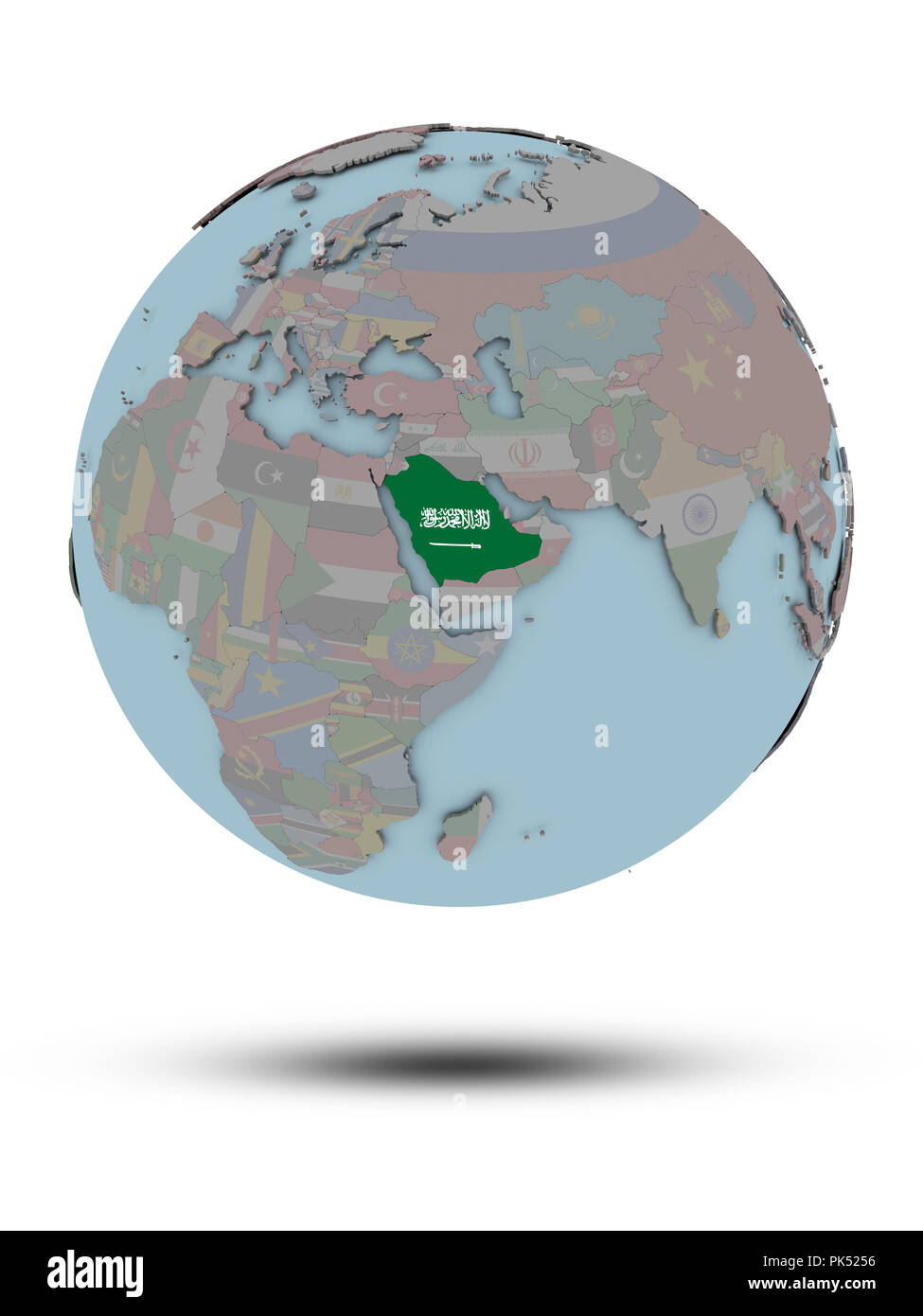 National flag saudi arabia map hi-res stock photography and images - Alamy