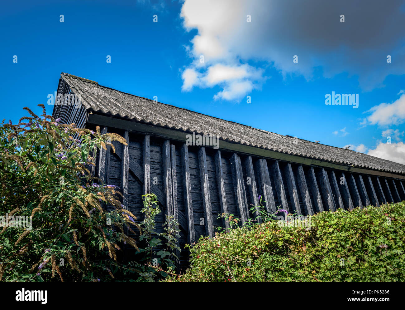 Old wooden barn in Cheshire, England, United Kingdom Stock Photo - Alamy