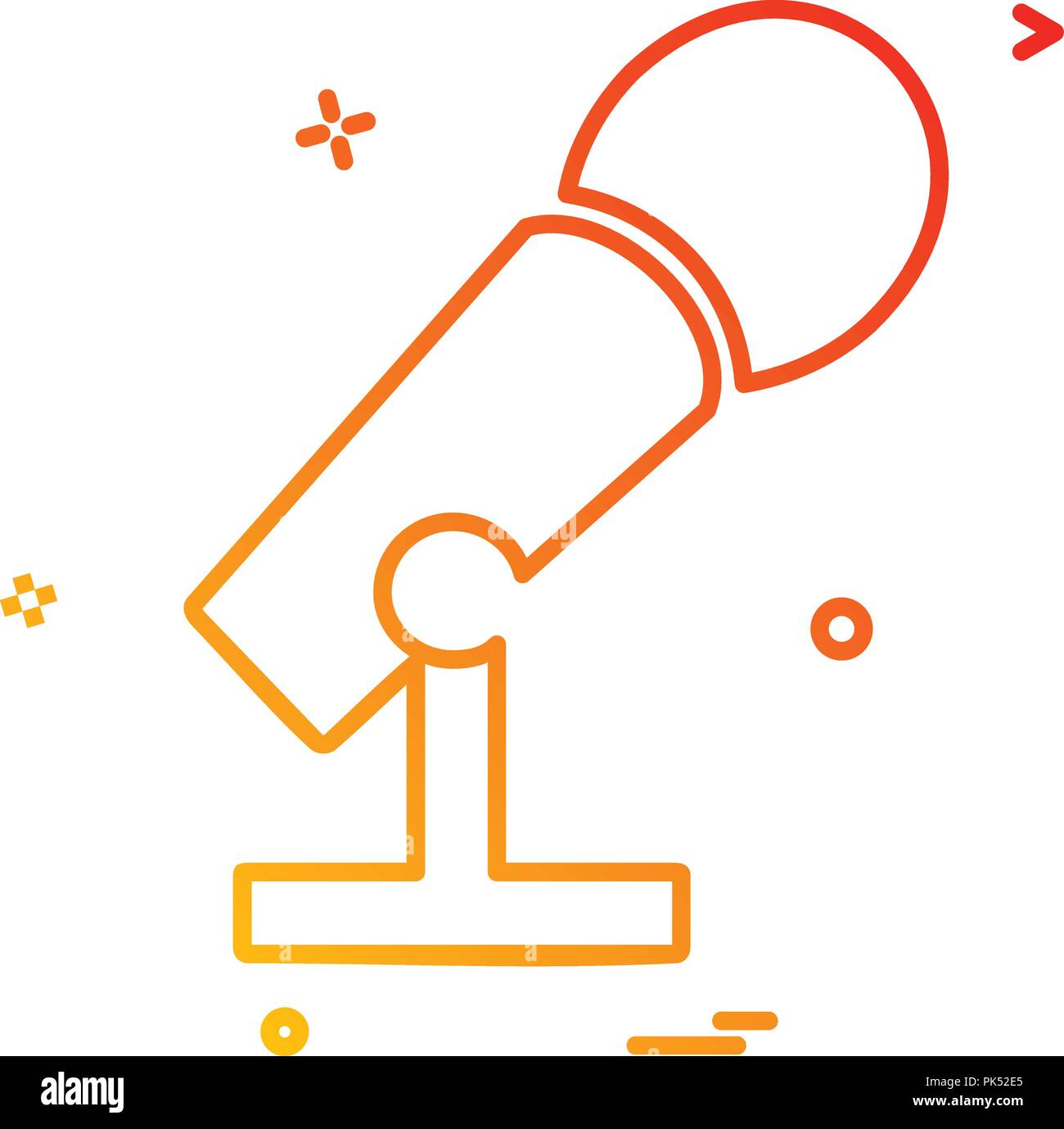 Microphone icon design vector Stock Vector Image & Art - Alamy