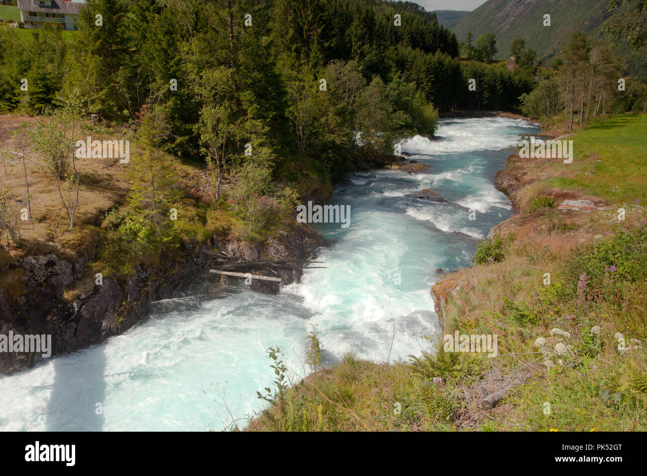 Stream in Lodalen Valley Stock Photo - Alamy