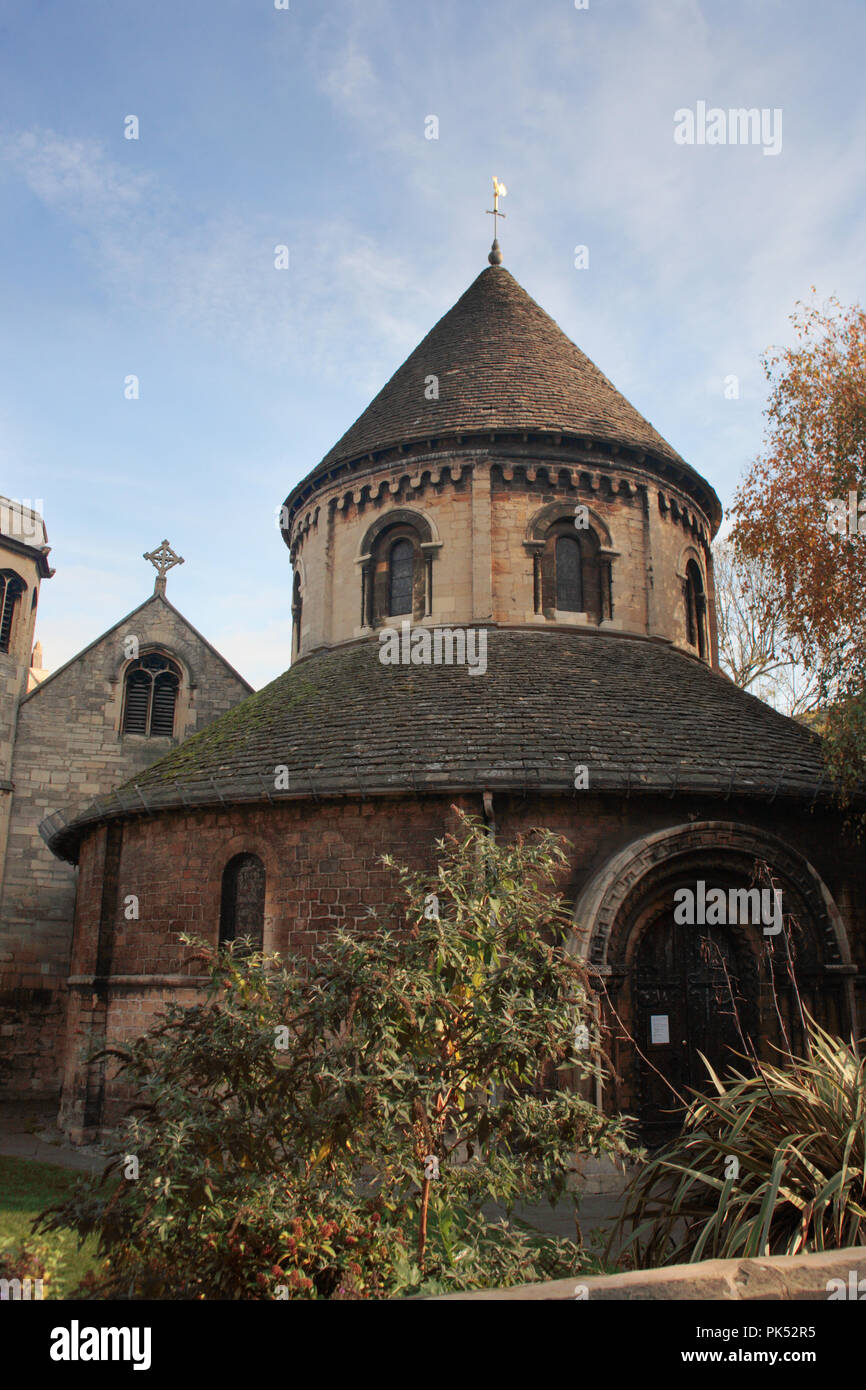 Round Church, aka the Church of the Holy Sepulchre; Round Church Street ...
