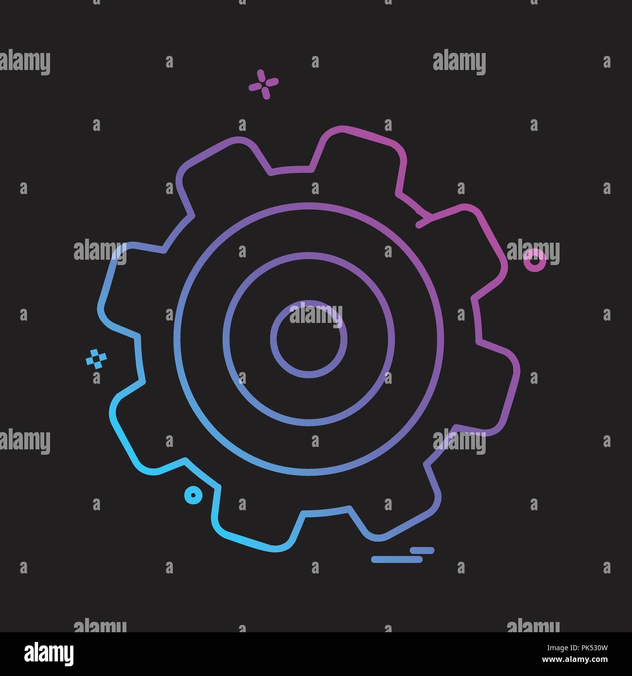 Gear icon design vector Stock Vector Image & Art - Alamy