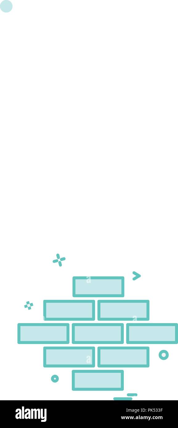 Wall icon design vector Stock Vector Image & Art - Alamy