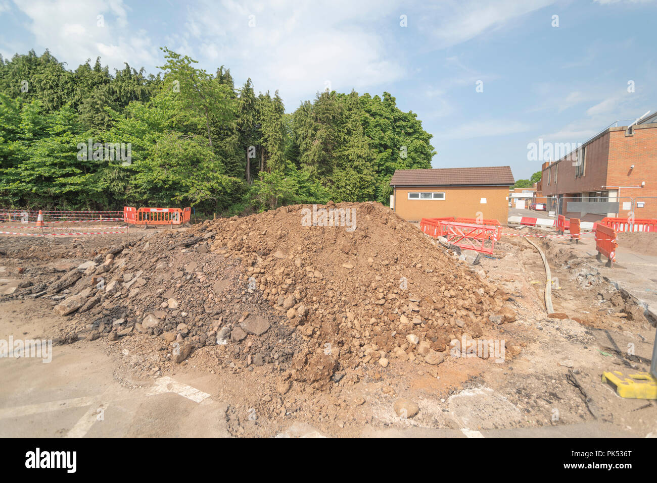 Preparing the site at Velindre Hospital Cardiff for the New Maggies ...