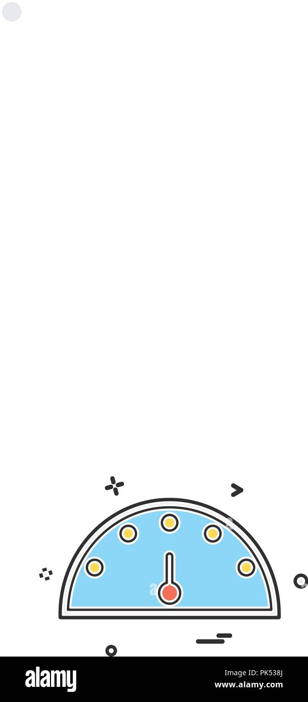 Meter icon design vector Stock Vector Image & Art - Alamy