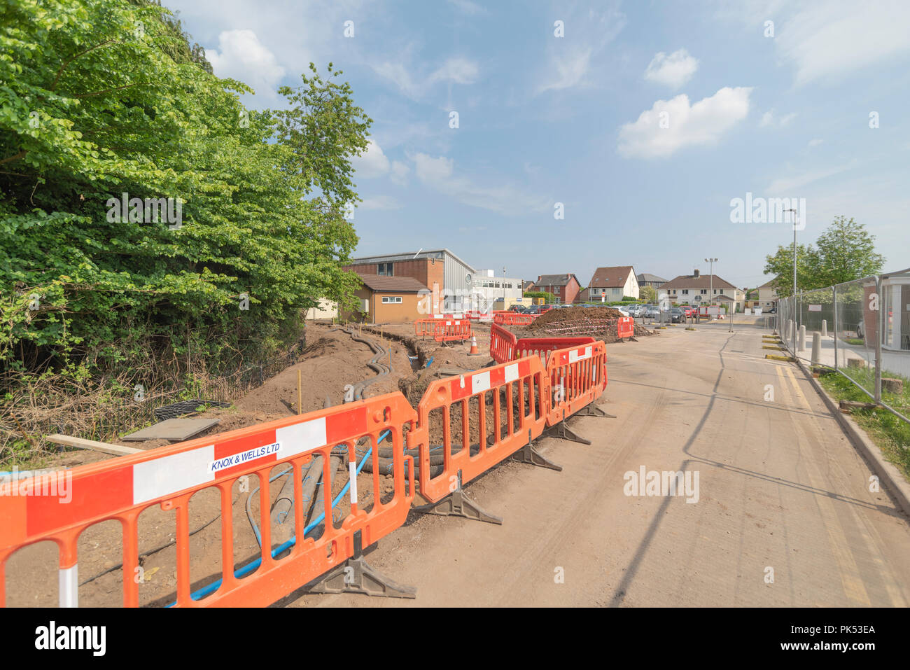Preparing the site at Velindre Hospital Cardiff for the New Maggies ...