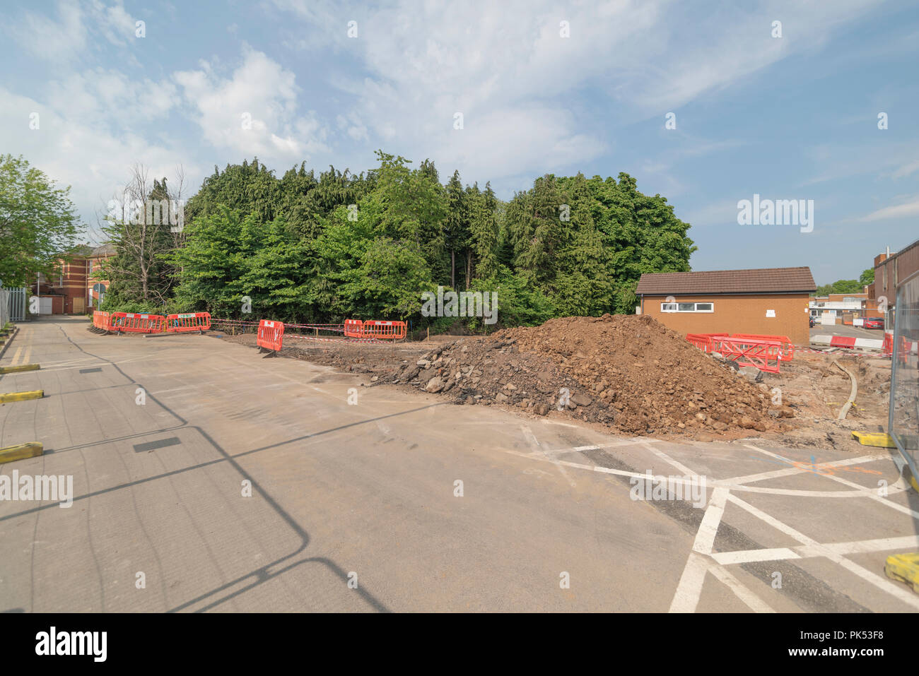 Preparing the site at Velindre Hospital Cardiff for the New Maggies ...