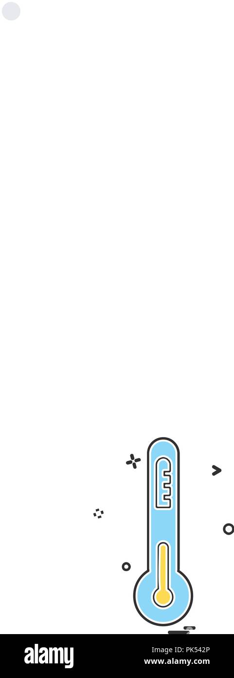 Thermometer icon design vector Stock Vector Image & Art - Alamy