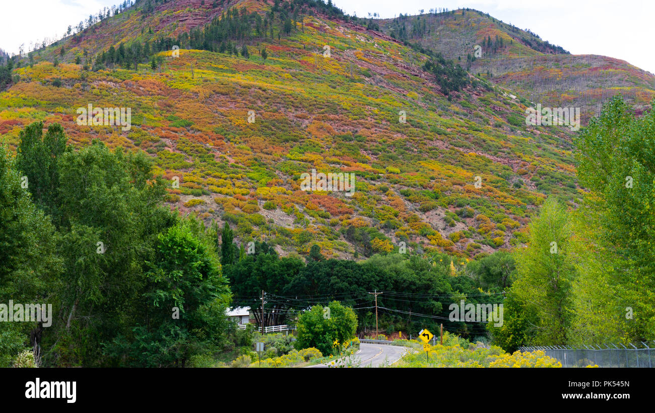 Colorful hillside hi-res stock photography and images - Alamy