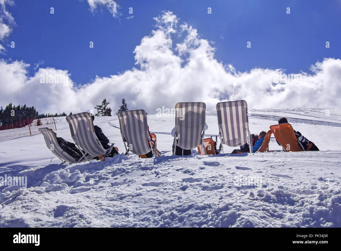 Winter sunbathing hi-res stock photography and images - Alamy