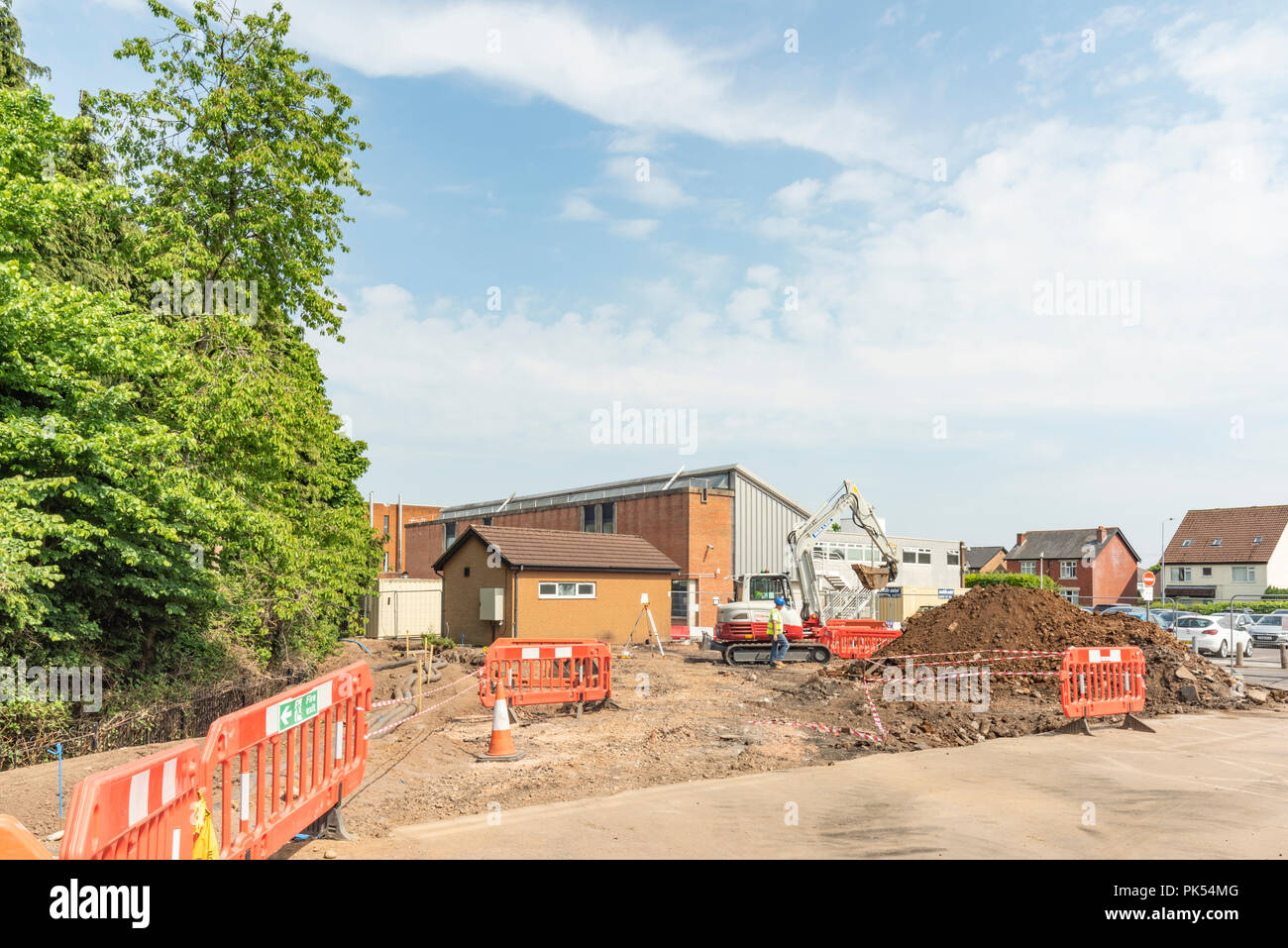 Construction site and new building care centre hi-res stock photography ...