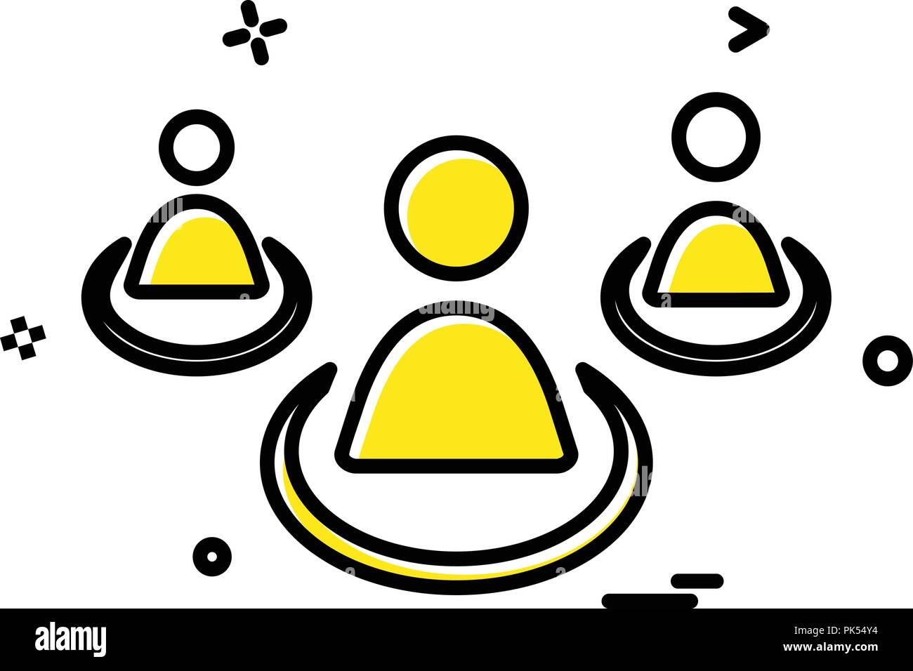Group avatar icon design vector Stock Vector Image & Art - Alamy