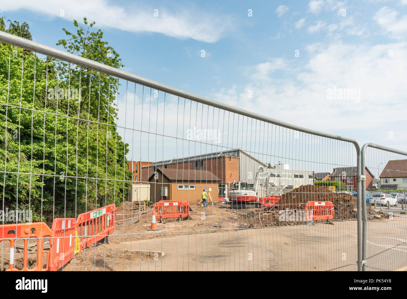Preparing the site at Velindre Hospital Cardiff for the New Maggies ...