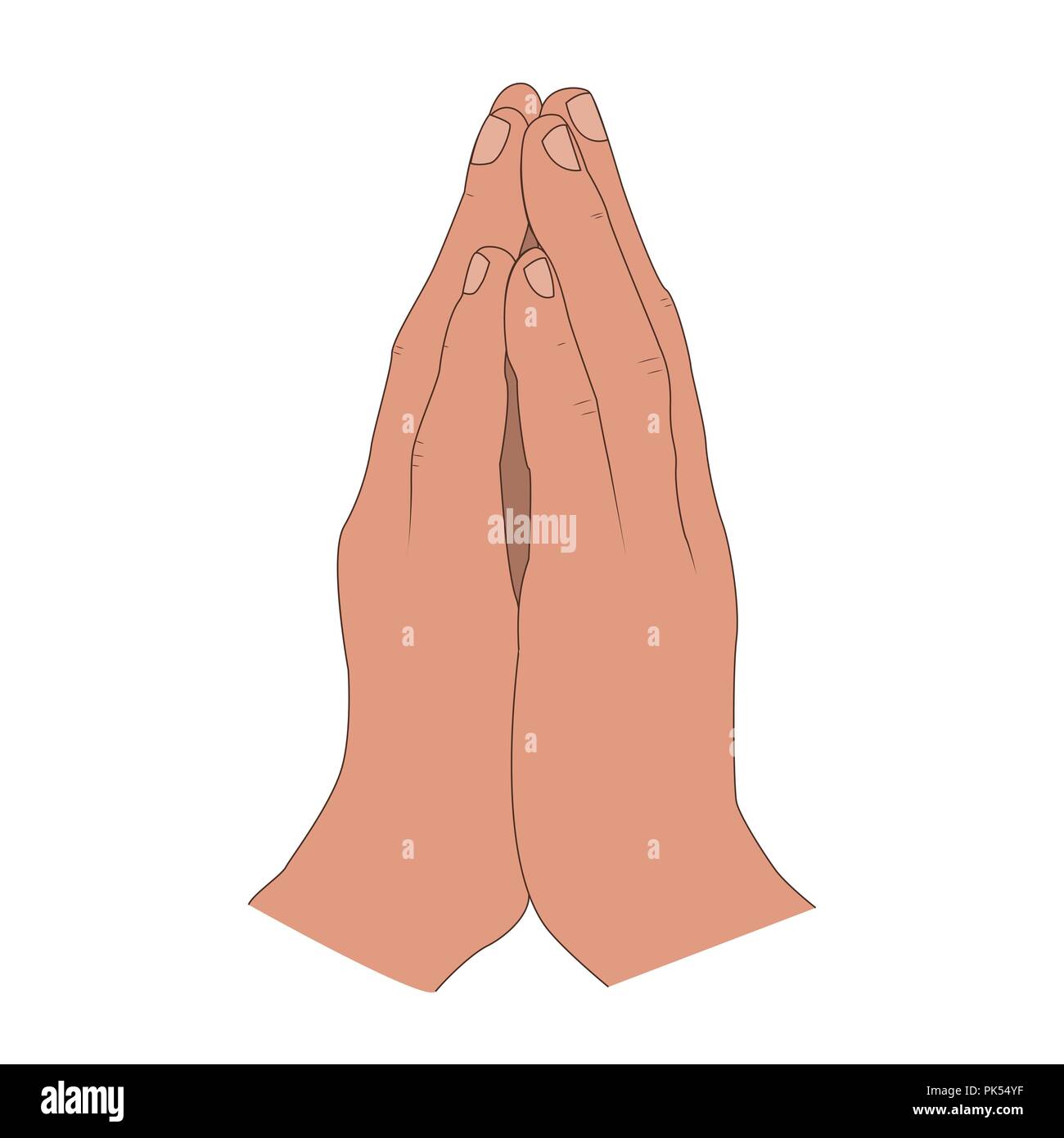 Praying hands Cut Out Stock Images & Pictures - Alamy