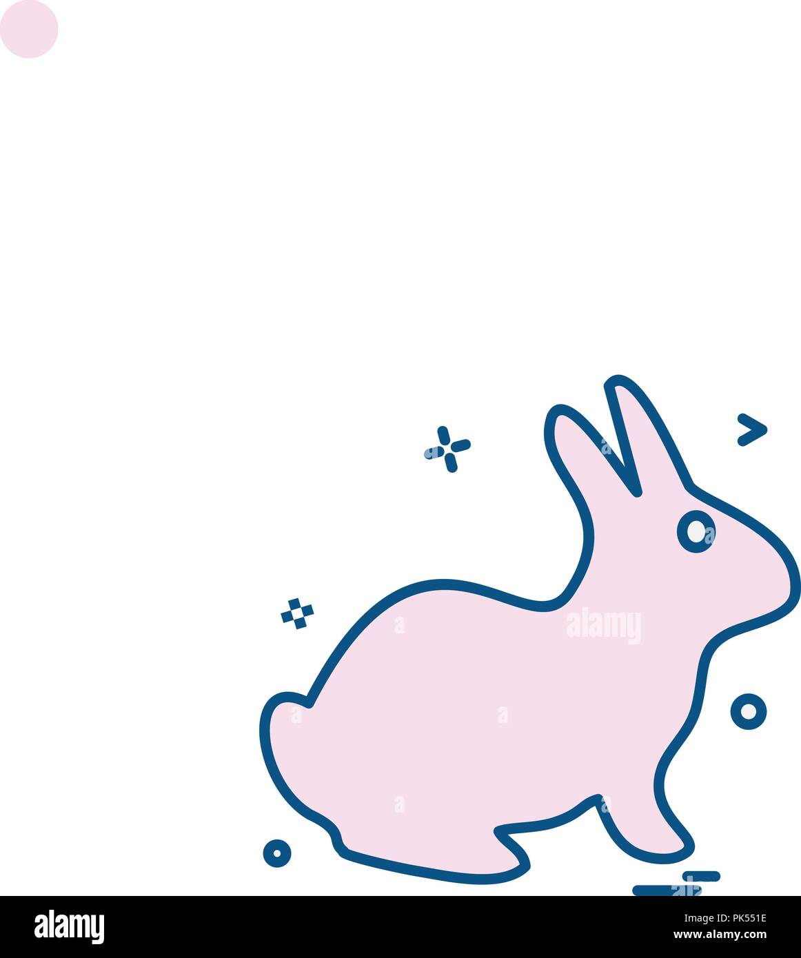 Rabbit icon design vector Stock Vector Image & Art - Alamy