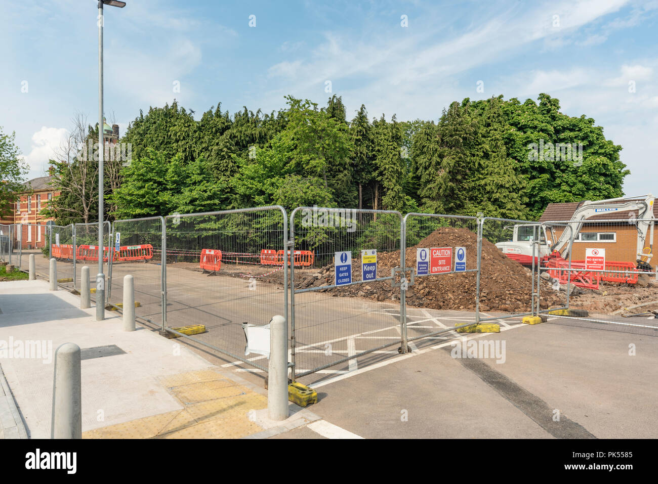 Preparing the site at Velindre Hospital Cardiff for the New Maggies ...