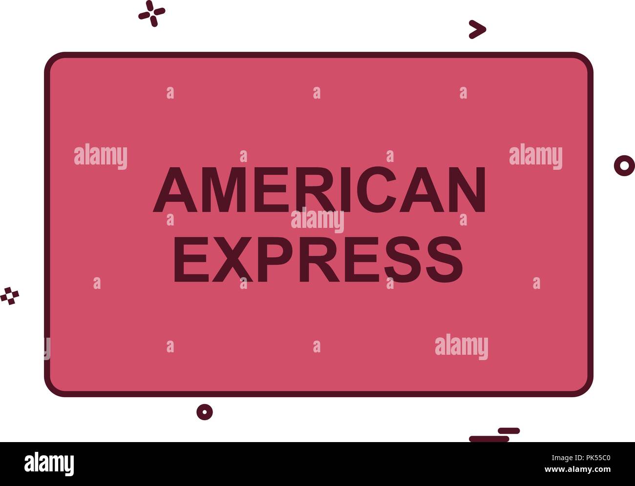 American express card Stock Vector Images - Alamy