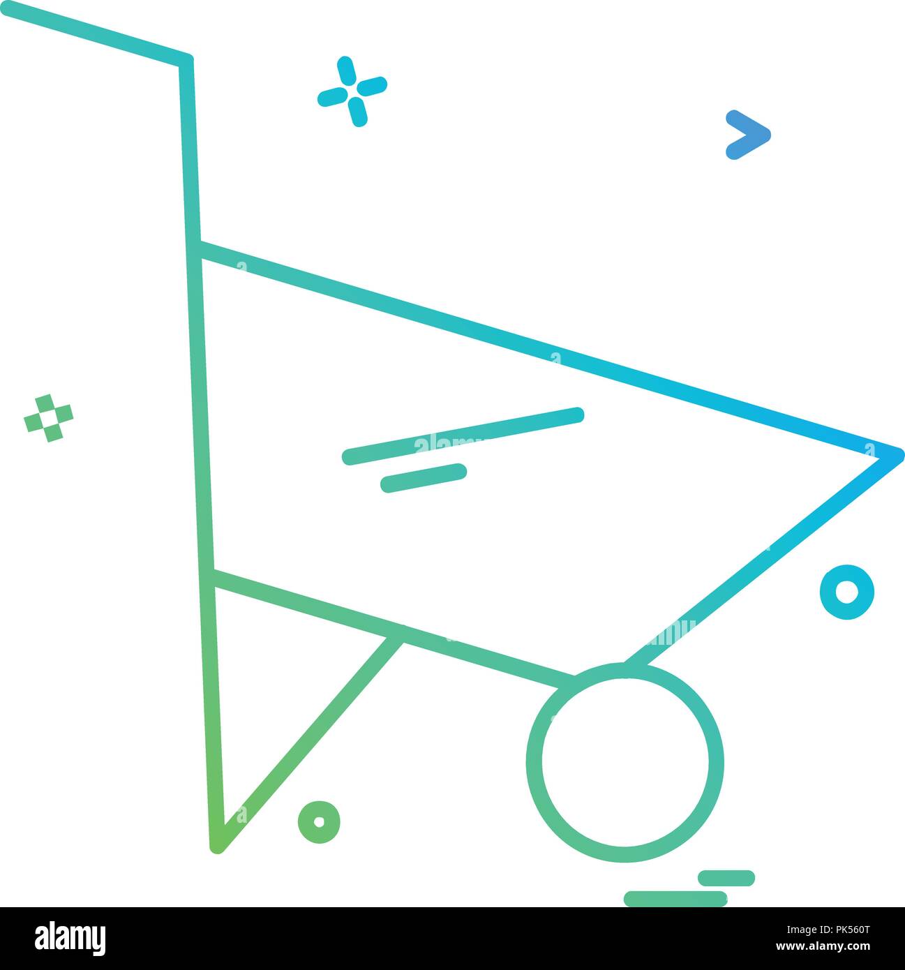 Cart icon design vector Stock Vector Image & Art - Alamy
