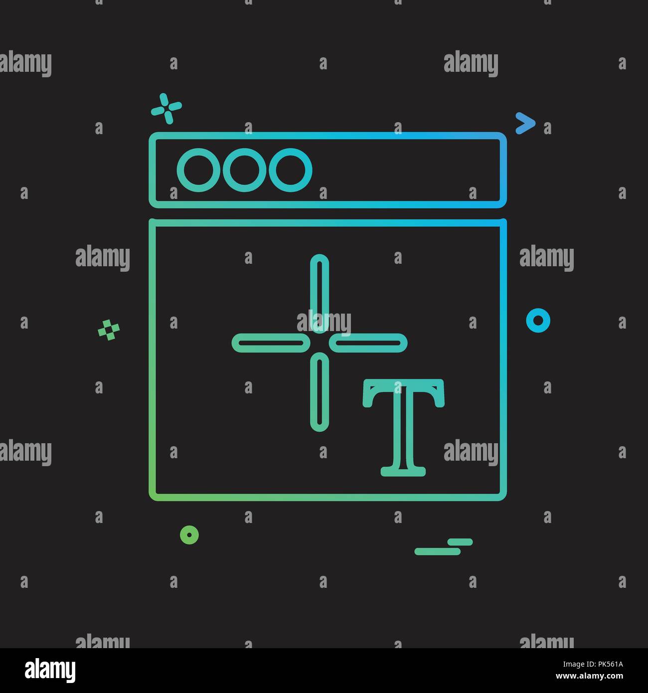 Web layouts icon design vector Stock Vector Image & Art - Alamy