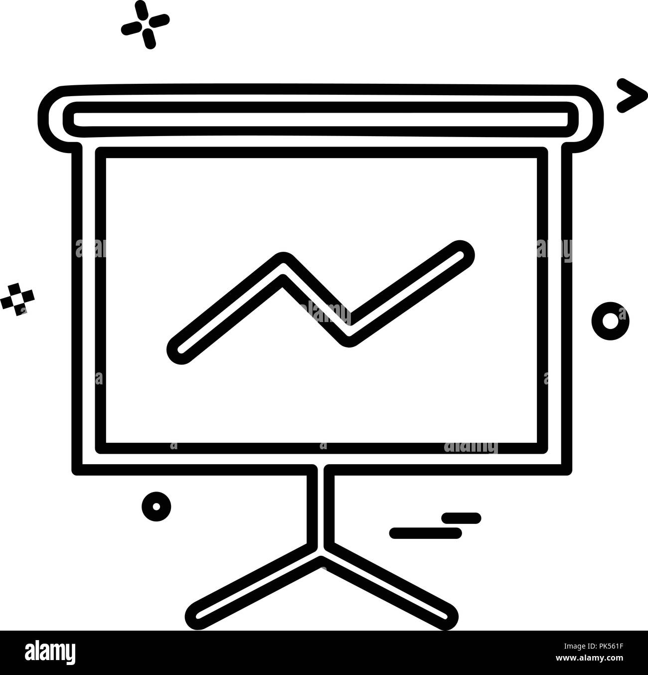 Presentation icon design vector Stock Vector Image & Art - Alamy